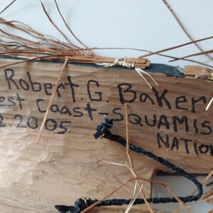 First Nations Hand Carved EAGLE Large Mask, Artist Signed, Robert G ...