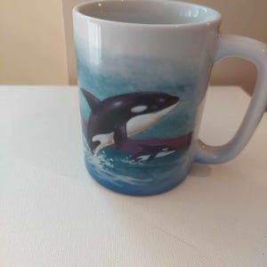 Vintage OTAGIRI ORCA Killer Whale Coffee or Tea Mug. - Etsy
