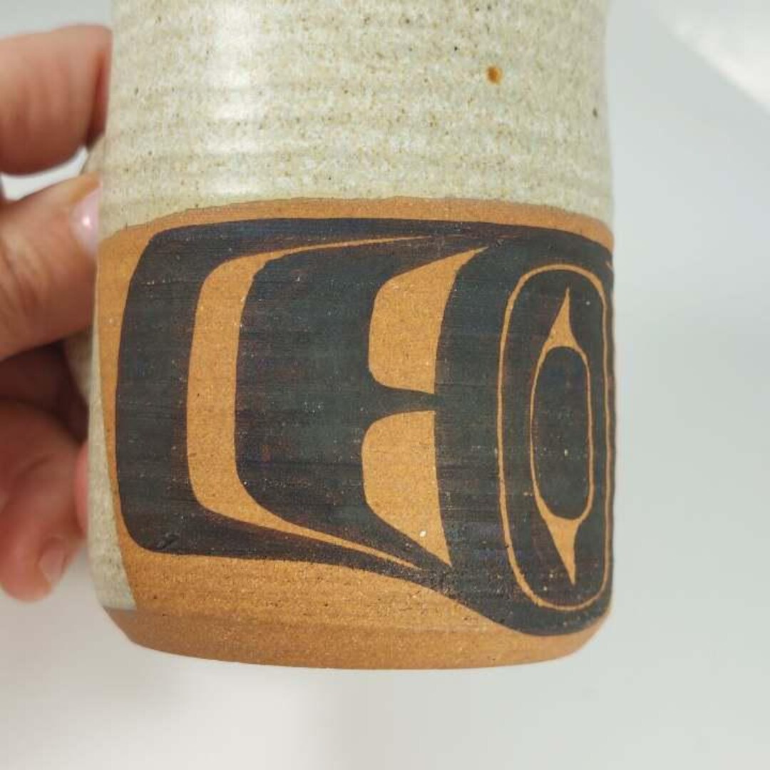 ONE RARE- Vintage Judy Cranmer Pottery First Nations Hand Made Mug - Etsy