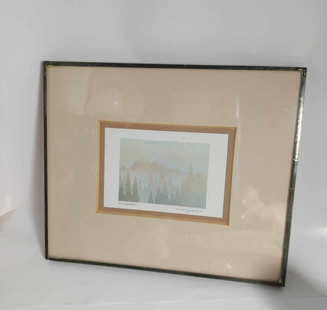 SMALL Markgraf Vintage West Coast Copper Framed Art ,by Peter Markgraf ...