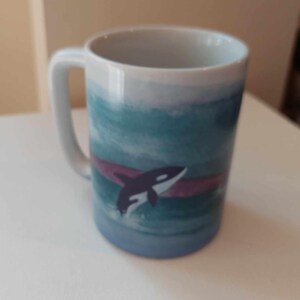 Vintage OTAGIRI ORCA Killer Whale Coffee or Tea Mug. - Etsy