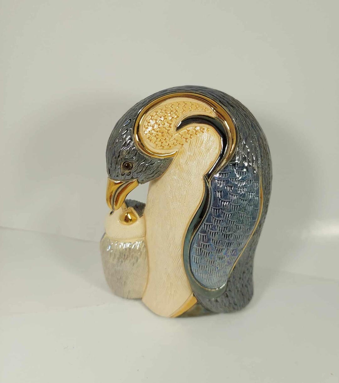 De Rosa Penguin With Baby Figurine Luster, Artesia Rinconada in Uruguay ...