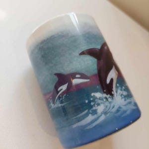 Vintage OTAGIRI ORCA Killer Whale Coffee or Tea Mug. - Etsy