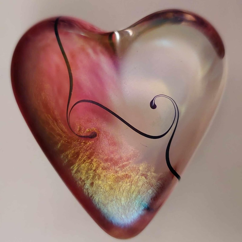 Glass Heart - Etsy