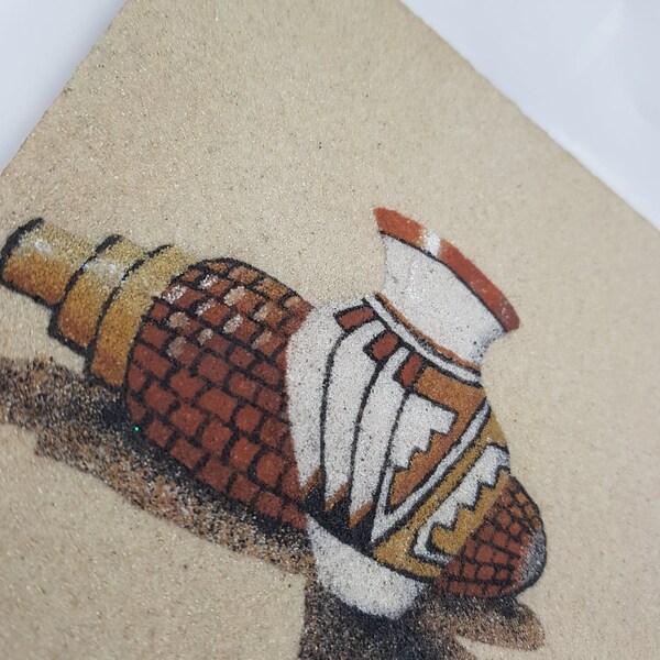 Navajo Sand Art Vase - Etsy