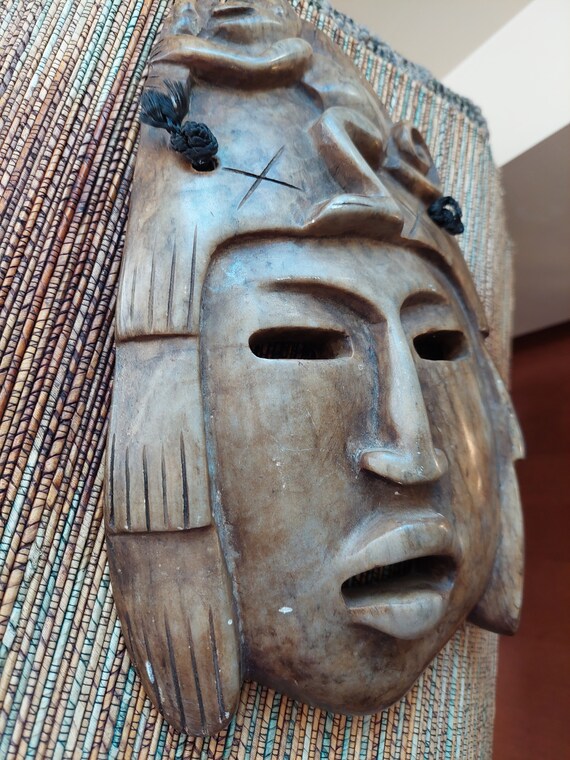 Mayan Stone Face