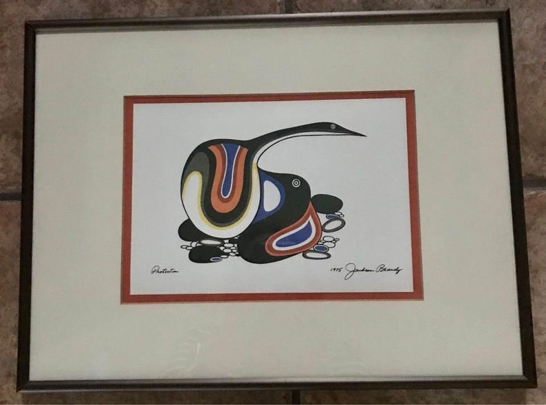 Vintage Jackson Beardy Art Print 1975 Framed Called - Etsy