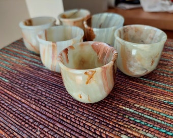 Vintage Onyx Tea Set - Etsy