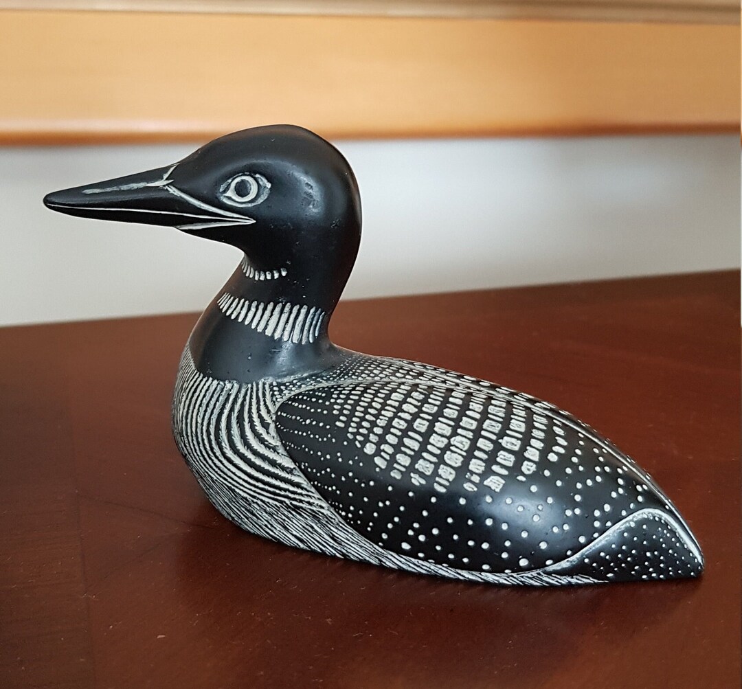 LARGE Canada Duck Vintage Black Statue, BOMA, 8 Inches - Etsy