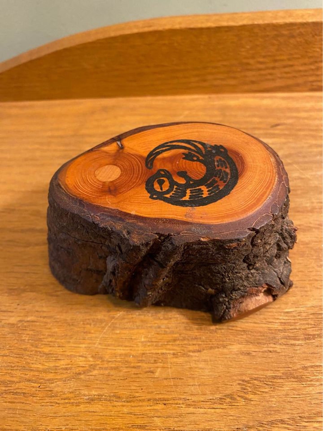 Bill Helin Vintage Painted First Nations Otter Wooden Container - Etsy