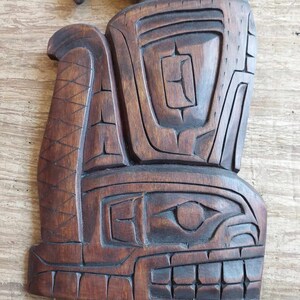 Vintage Hand Carved First Nations Native BEAVER SEA Monster - Etsy