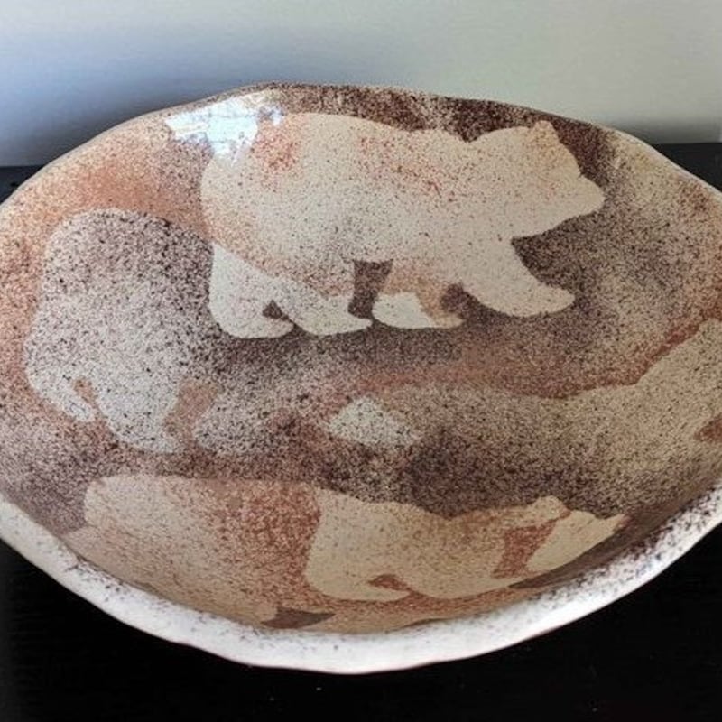 Pottery Bear - Etsy