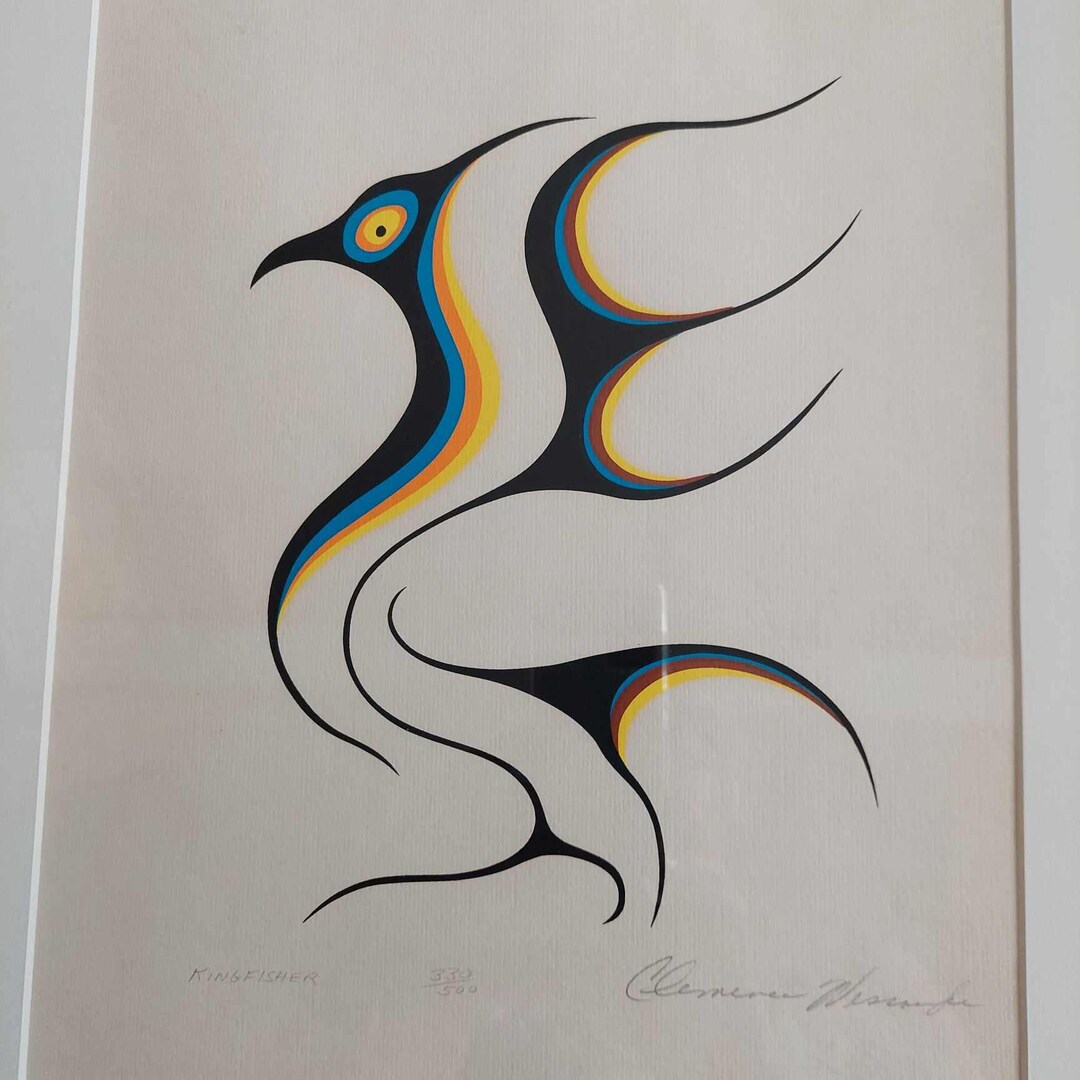 Vintage Hand SIGNED CLEMENCE WESCOUPE (first Nations Canada, 1978 ...