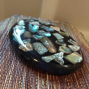 Vintage Abalone Paua Shell Inlay Decorative Item, Made in USA - Etsy