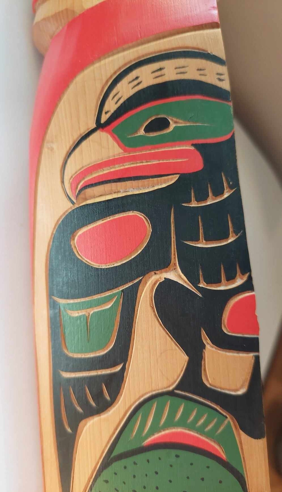 First Nations Hand Carved Chief Eagle Statue 3.5 X 13.5 Inches - Etsy