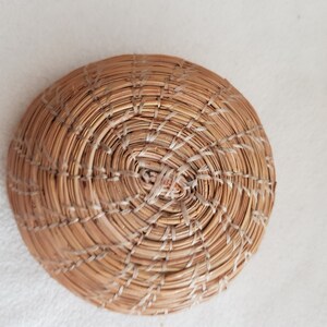 Vintage First Nations Native Cedar Woven Basket - Etsy