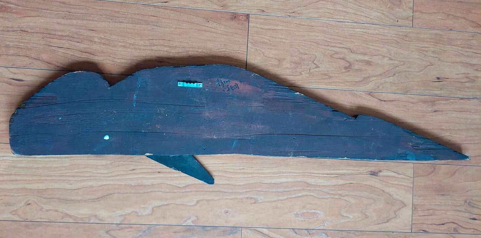 31 Inches Vintage First Nations SEAL Painted Carving , Signed, - Etsy