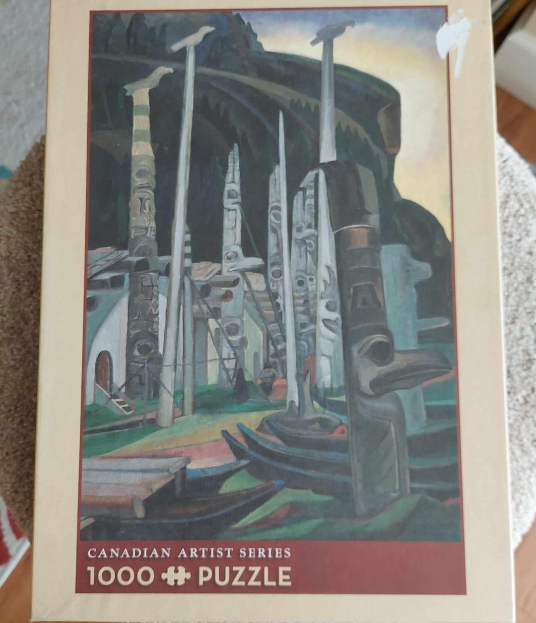 First Nations EMILY CARR Totems 1000 Piece Puzzle.. Made by Well Known ...