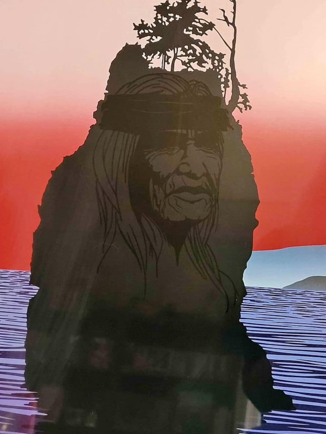 26 Inch Large Roy Henry Vickers Siwash Rock Lithograph Canadian Native ...