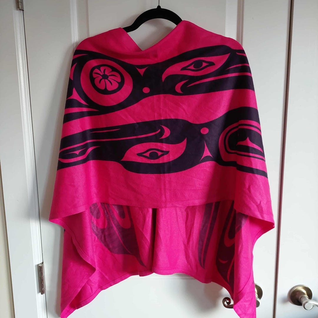 Clarence Mills Raven Spirit Wrap Chloe Angus Orchid - Etsy
