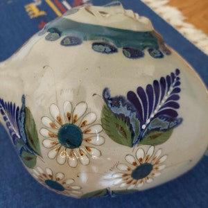 Vintage Mexico Tonala 2 Sided Sun Face Vase - Etsy
