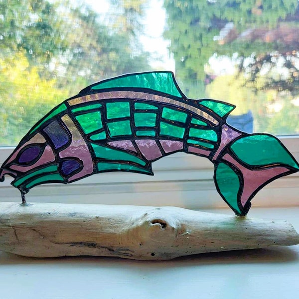 Stained Glass Fish - Etsy