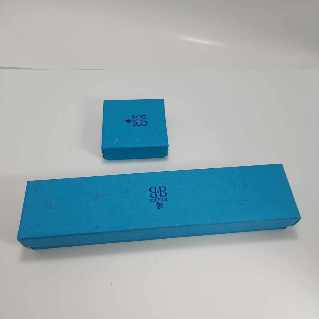 TWO Small Antique Birks Blue Cardboard Boxes - Etsy