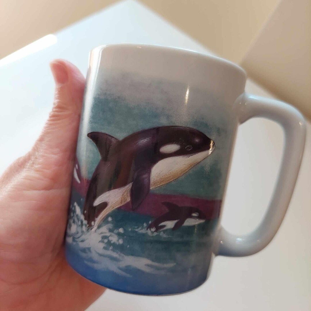 Vintage OTAGIRI ORCA Killer Whale Coffee or Tea Mug. - Etsy