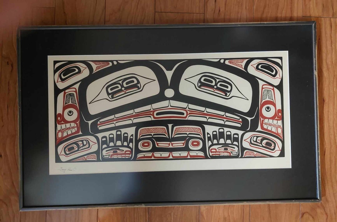 Vintage 1969 Tony HUNT SIGNED Lithograph, RARE First Nations Art - Etsy