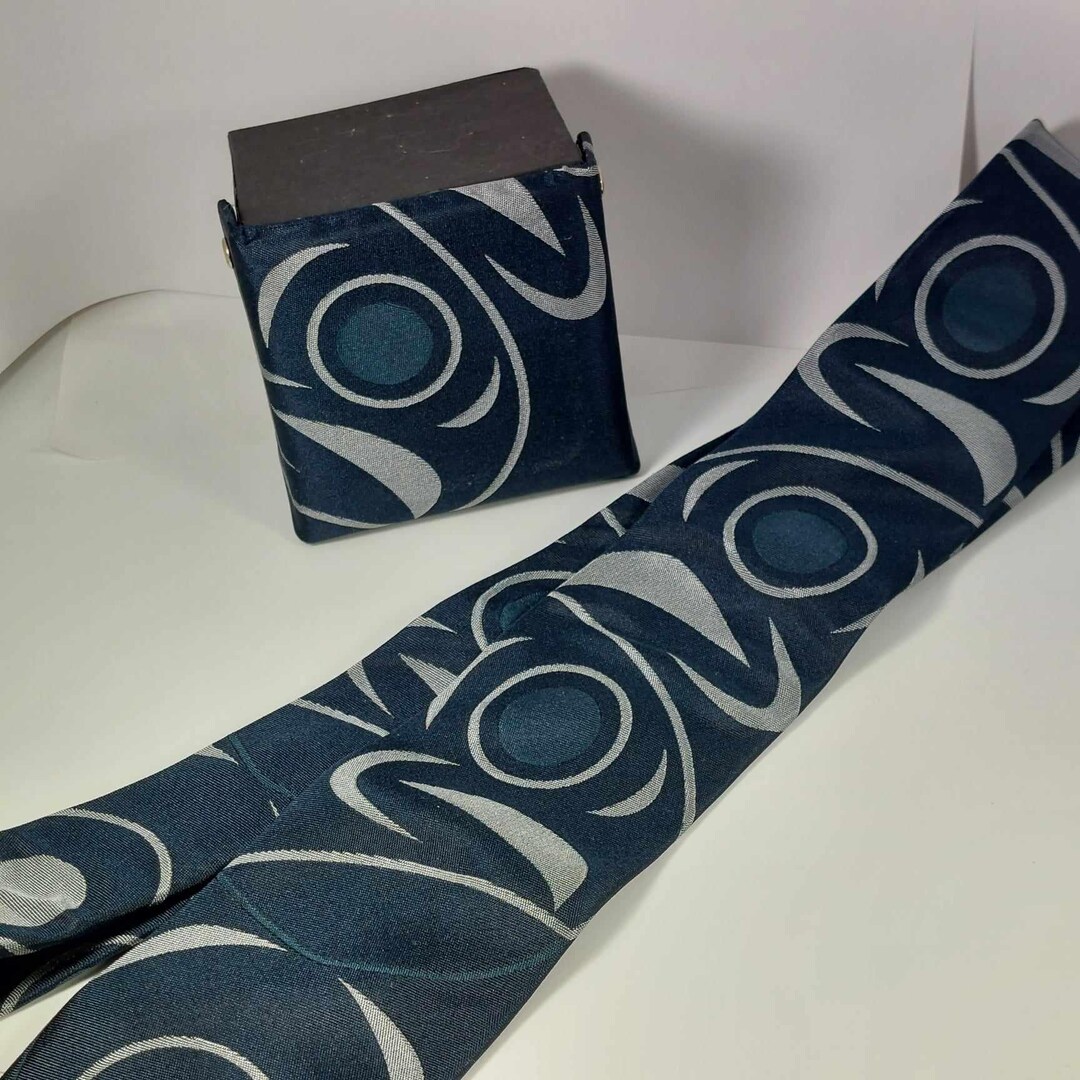 First Nations Black and Blue Native Design Mens' Tie - Etsy
