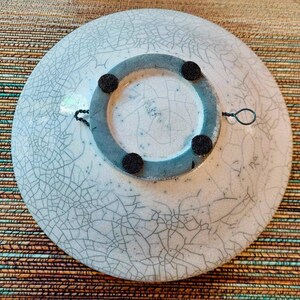 STUNNING Hand Thrown Raku Art Pottery Oriental Flower Bowl by Vancouver ...