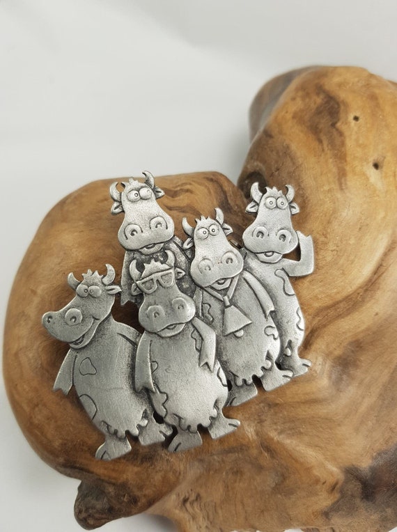 vintage 1980s jj cow - Gem