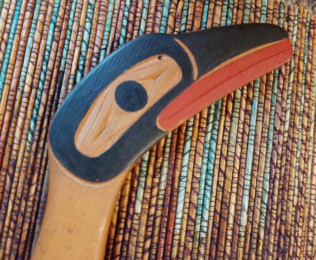 Beautiful Coastal First Nations Carved Cedar Art LOON , Signed - Etsy
