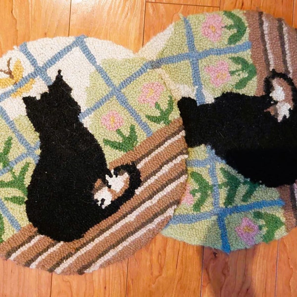 Hooked Chair Pads - Etsy