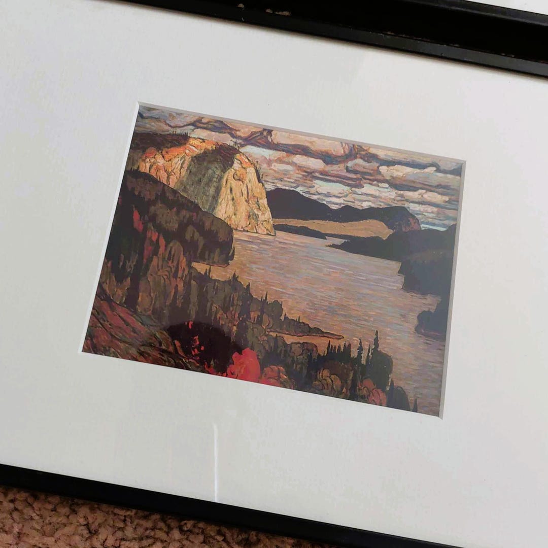 TWO FRAMED Vintage Group of Seven , Artist Jackson Printed Pictures - Etsy