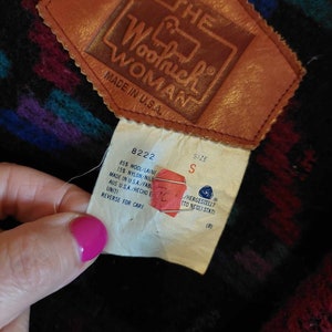 Vintage Woolrich Long Wool Coat Navajo Design- Size Small to Large - Etsy