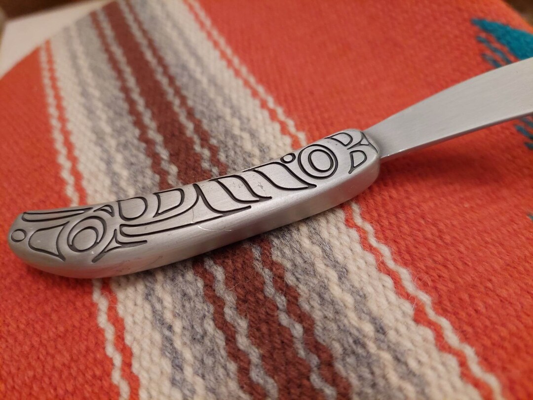 First Nations Vintage Pewter Knife - Etsy