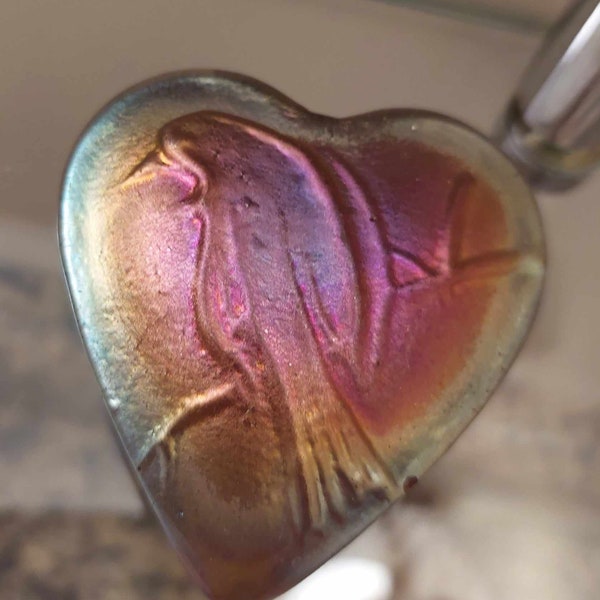 Robert Held Art Glass Heart - Etsy