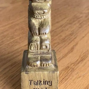 First Nations Talking Stick Clay Statue - Etsy UK