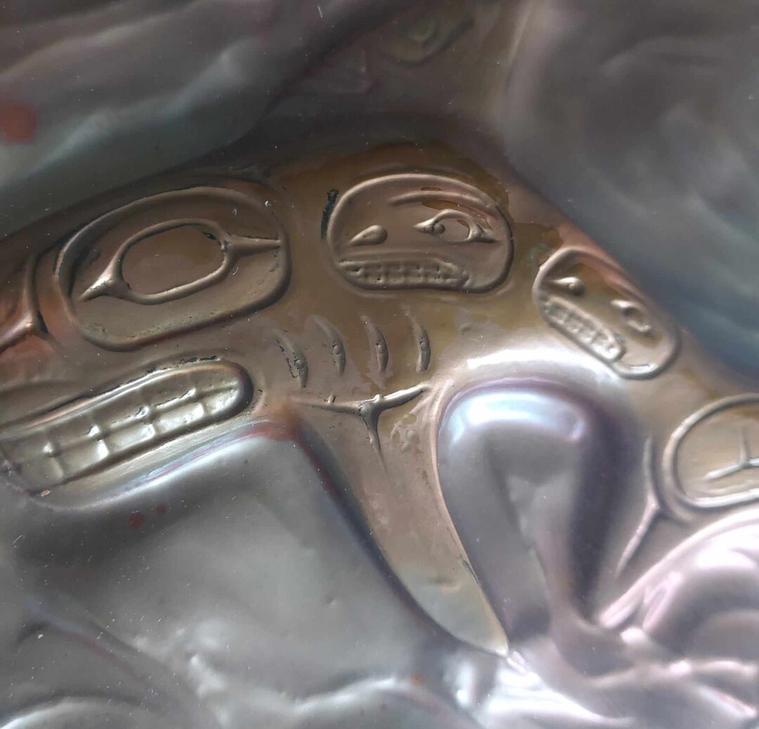 First Nations Copper Embossed Framed Killer Whales - Etsy