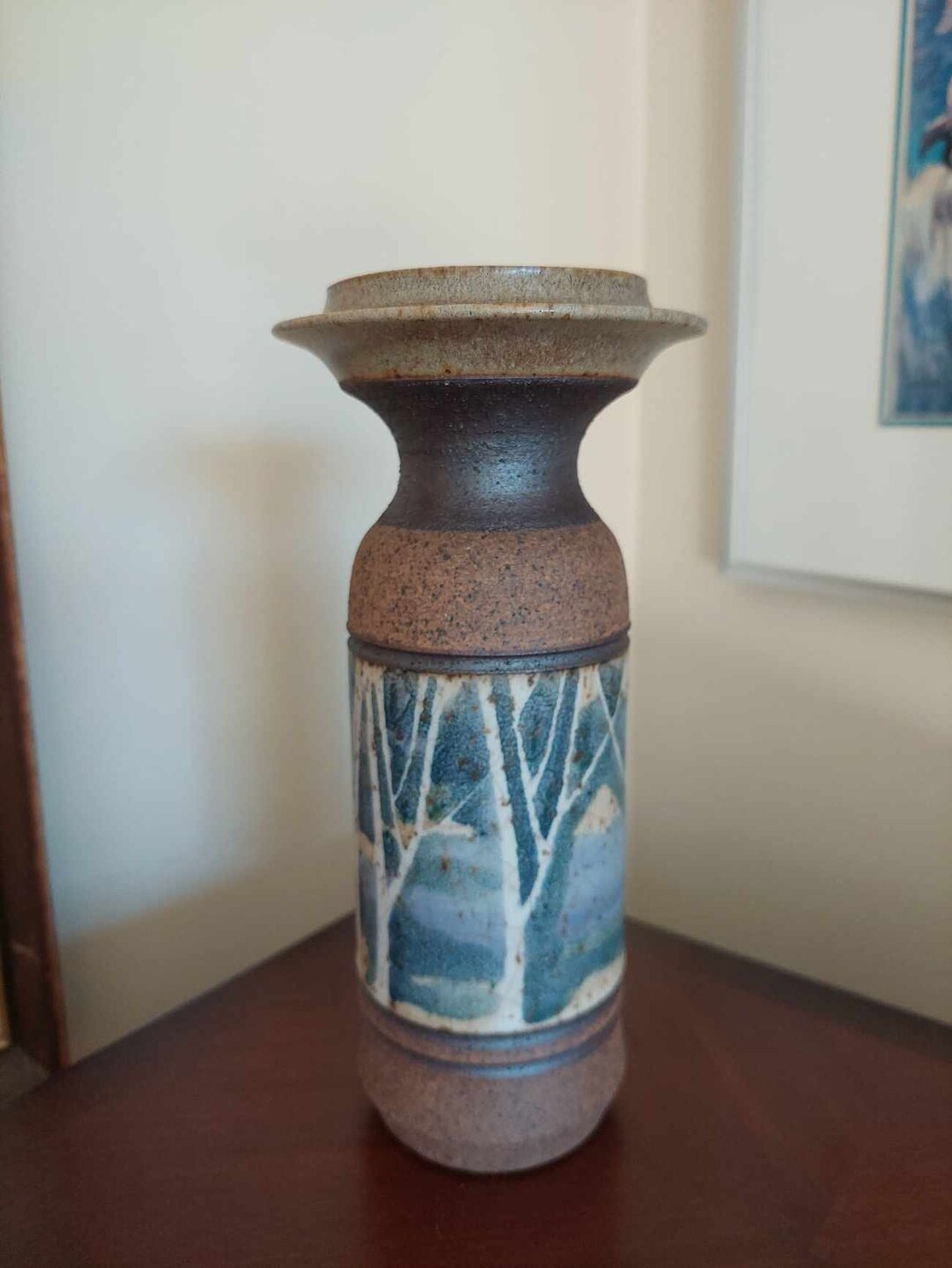 Vintage Peter Price Studio Pottery Vase ,birch Tree Series, 8 Inches ...