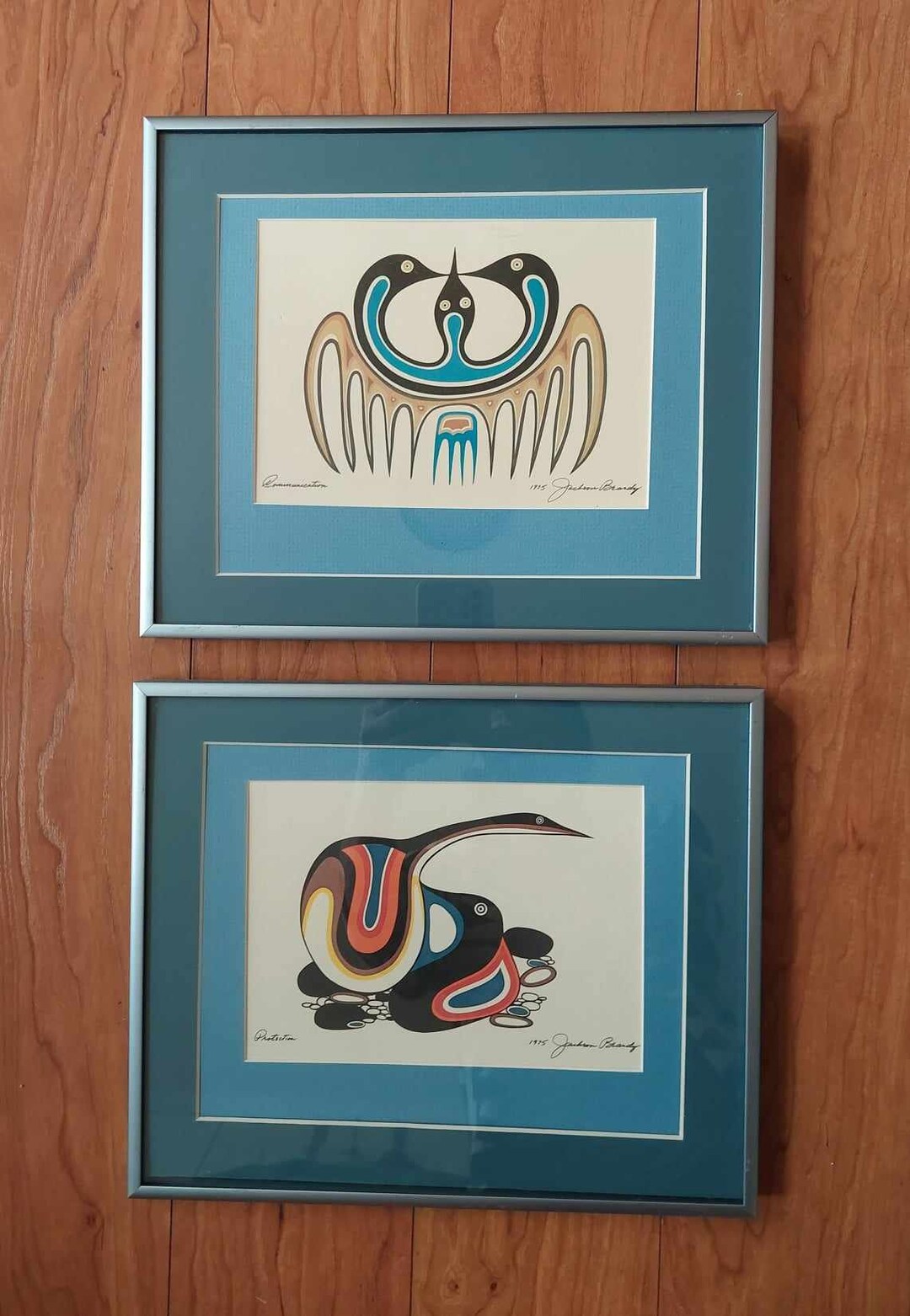 TWO Vintage Jackson Beardy Art Prints, 1975, Framed - Etsy