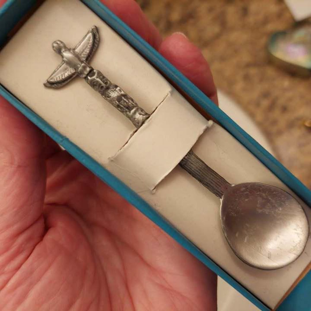 BOMA Pewter Native, First Nations Totem Spoon - Etsy