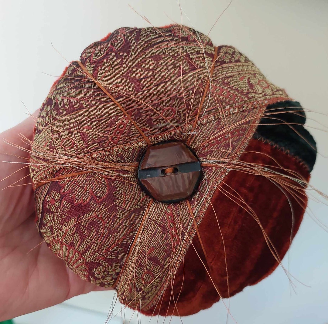 Artisan Made Velvet Large Pin Cushion - Etsy
