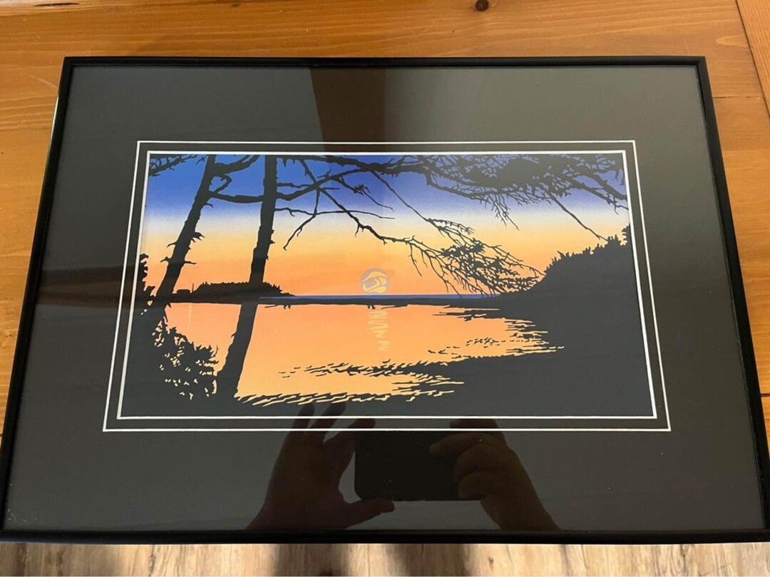 Roy Henry Vickers Framed Sunset Picture - Framed Lithograph - Etsy Canada