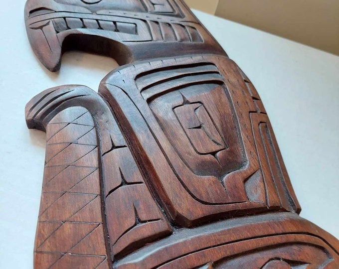 Vintage Hand Carved First Nations Native BEAVER, SEA Monster and Killer ...