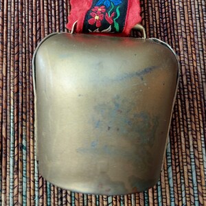 Vintage Hand Painted Edelweiss Brass Swiss Cow Bell - Etsy