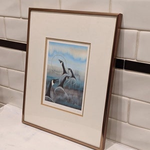 Signed Vintage First Nations "moonlight Prelude "art Framed Print ...