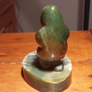 3.5 "small BC Jade Inuit Man Fishing , Hand Carved Vintage - Etsy