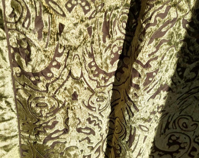 STUNNING Sage Green Silk Burn Out Velvet Tassel Shawl, Scarf - Etsy
